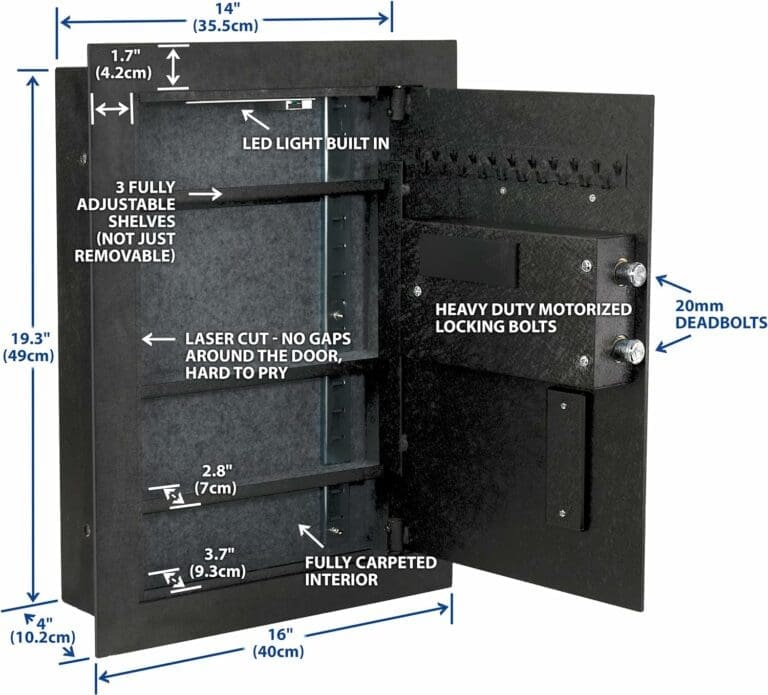 11 Best In Wall Gun Safes For Covert Storage - WWW.EXOCTACTICAL.COM